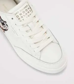 Kurt Geiger Leather London Patch Sneakers