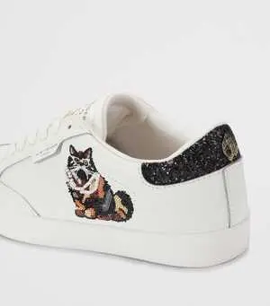 Kurt Geiger Leather London Patch Sneakers