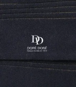 DORE DORE Wool-blend Vanisé Ribbed Crew Socks