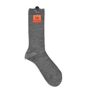 DORE DORE Fine-ribbed Merino Wool Socks