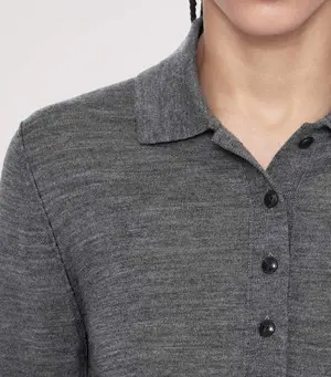 ALLSAINTS Merino Wool Martel Polo Sweater