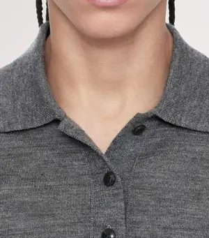 ALLSAINTS Merino Wool Martel Polo Sweater