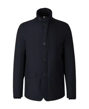 Herno High-neck Padded Jacket With Removable Hood