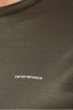 Emporio Armani Logo Printed Crewneck T-shirt
