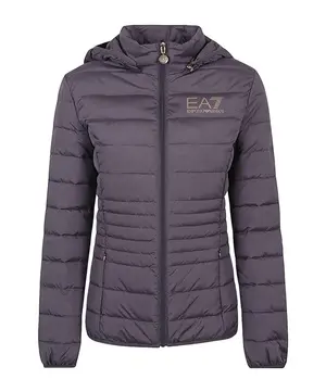EA7 Puffer Jacket With Hood