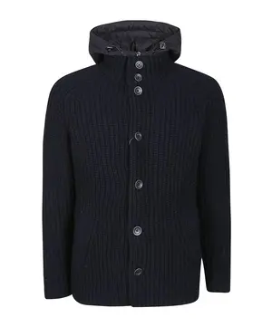 Herno Padded Hood Knit Jacket
