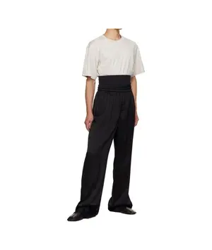 MUGLER Ribbed Round-neck T-shirt
