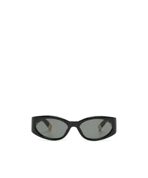 Jacquemus Oval-frame Sunglasses - Gray