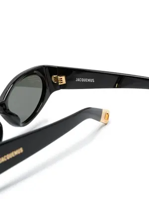 Jacquemus Oval-frame Sunglasses