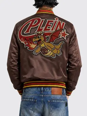 Philipp Plein Embellished Dragon Bomber Jacket