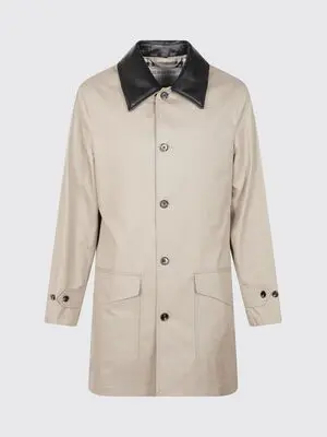 Burberry Jacket With Leather Collar