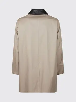 Burberry Jacket With Leather Collar