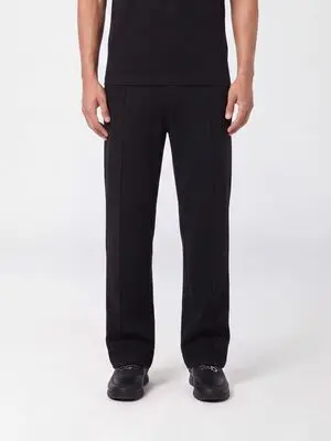 BILLIONAIRE Jersey Jogging Trousers With Elasticated Waist And Contrast Logo - Black