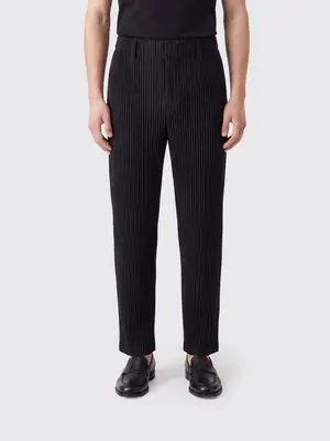 Issey Miyake Homme Plissé Pleated Trousers - Black