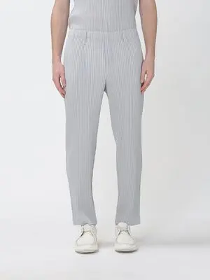 Issey Miyake Homme Plissé Pleated Trousers - Grey