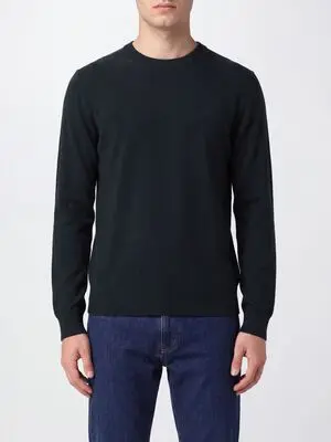 BOSS Crewneck Sweater With Embroidered Logo - Black