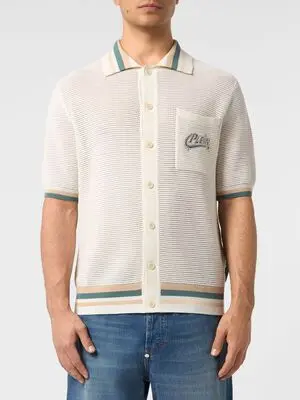 Philipp Plein Short-sleeve Cotton Mesh Polo Shirt With Contrast Tipping - White