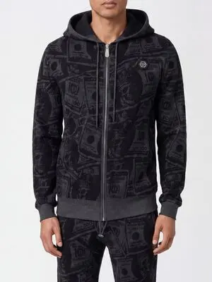 Philipp Plein Printed Zip-up Hoodie