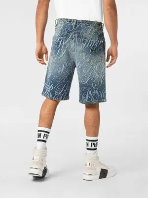 Philipp Plein Monogrammed Shorts