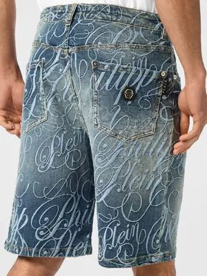 Philipp Plein Monogrammed Shorts