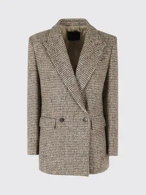 DONDUP Houndstooth Double Breasted Blazer