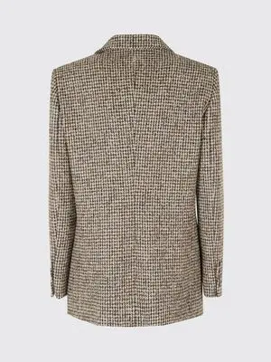 DONDUP Houndstooth Double Breasted Blazer