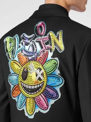 Philipp Plein Embellished Graphic Blazer