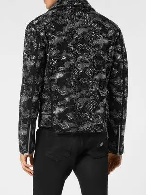 Philipp Plein Embellished Zip-up Jacket