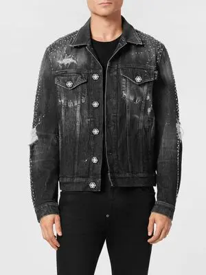 Philipp Plein Embellished Denim Jacket