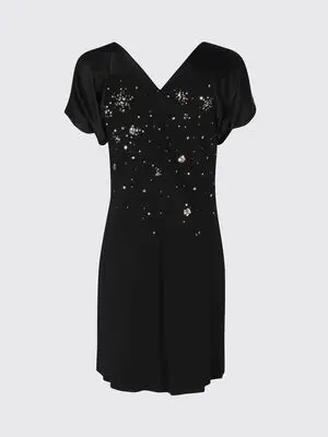 Alberta Ferretti Embellished Bow Dress
