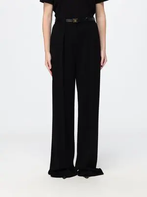 Elisabetta Franchi Wide Leg Tailored Pants - Black