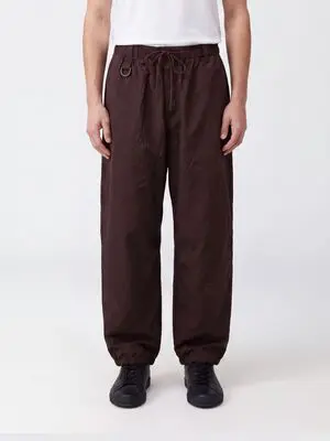 Y3 Technical Fabric Jogging Trousers With 3 Stripes Logo - Grey