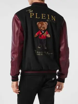 Philipp Plein Teddy Bear Varsity Jacket