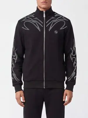 Philipp Plein Embellished Zip-up Track Jacket