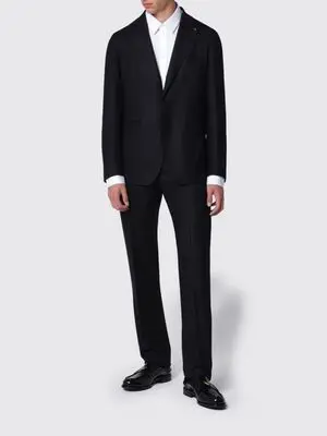 Tagliatore Single-breasted Suit In Pure Virgin Wool With One-button Jacket