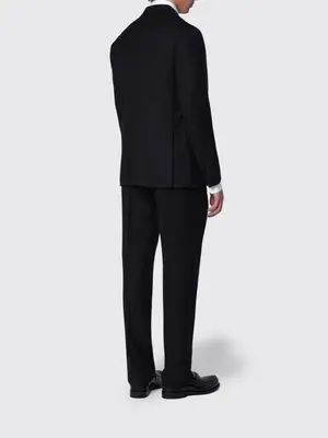 Tagliatore Single-breasted Suit In Pure Virgin Wool With One-button Jacket