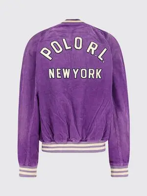 Polo Ralph Lauren Varsity Bomber Jacket - Violet
