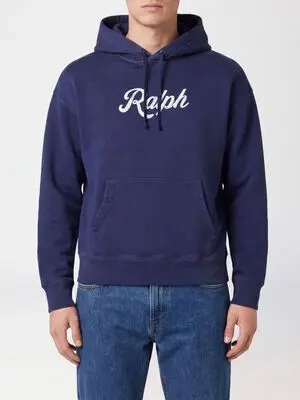 Polo Ralph Lauren Cotton Drawstring Hoodie With Kangaroo Pocket And Logo - Blue
