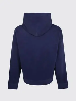 Polo Ralph Lauren Cotton Drawstring Hoodie With Kangaroo Pocket And Logo - Blue