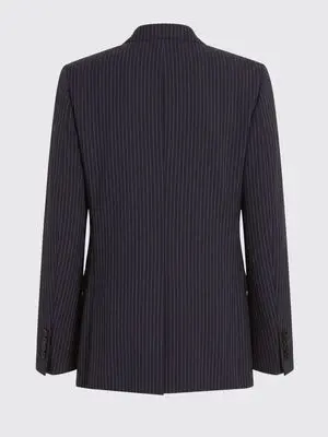 Dolce & Gabbana Pin Double-breasted Virgin Wool Blazer With Peak Lapels