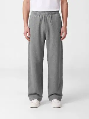 Alexander Wang Cotton Blend Jogging Trousers With Elasticated Waist - Grey