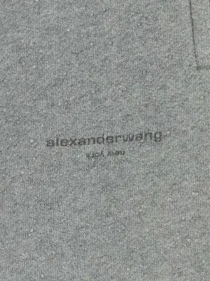 Alexander Wang Cotton Blend Jogging Trousers With Elasticated Waist