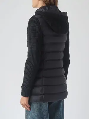 COLMAR Down Padded Jacket With Contrasting Knit Sleeves