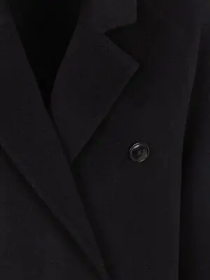 Loulou De Saison Double Breasted Coat - Black