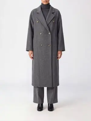 Loulou De Saison Double-breasted Coat - Grey