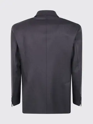 Tagliatore Single-breasted Blazer In Cupro And Viscose Blend With Patch Pockets - Brown