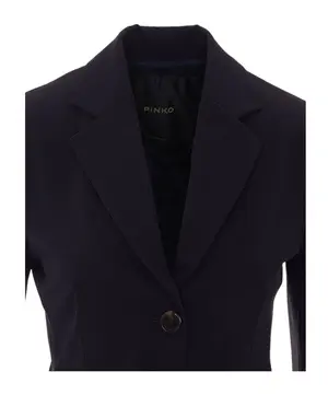 Pinko Single-breasted Cropped Jacket