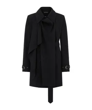 ANN DEMEULEMEESTER Reppa Asymmetric Trench Coat