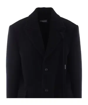 ANN DEMEULEMEESTER Aldina Strap-detailed Long Coat