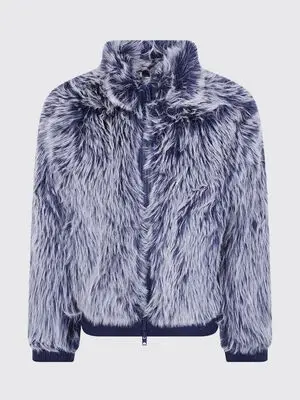 DIESEL® Faux Fur Bomber Jacket - Grey